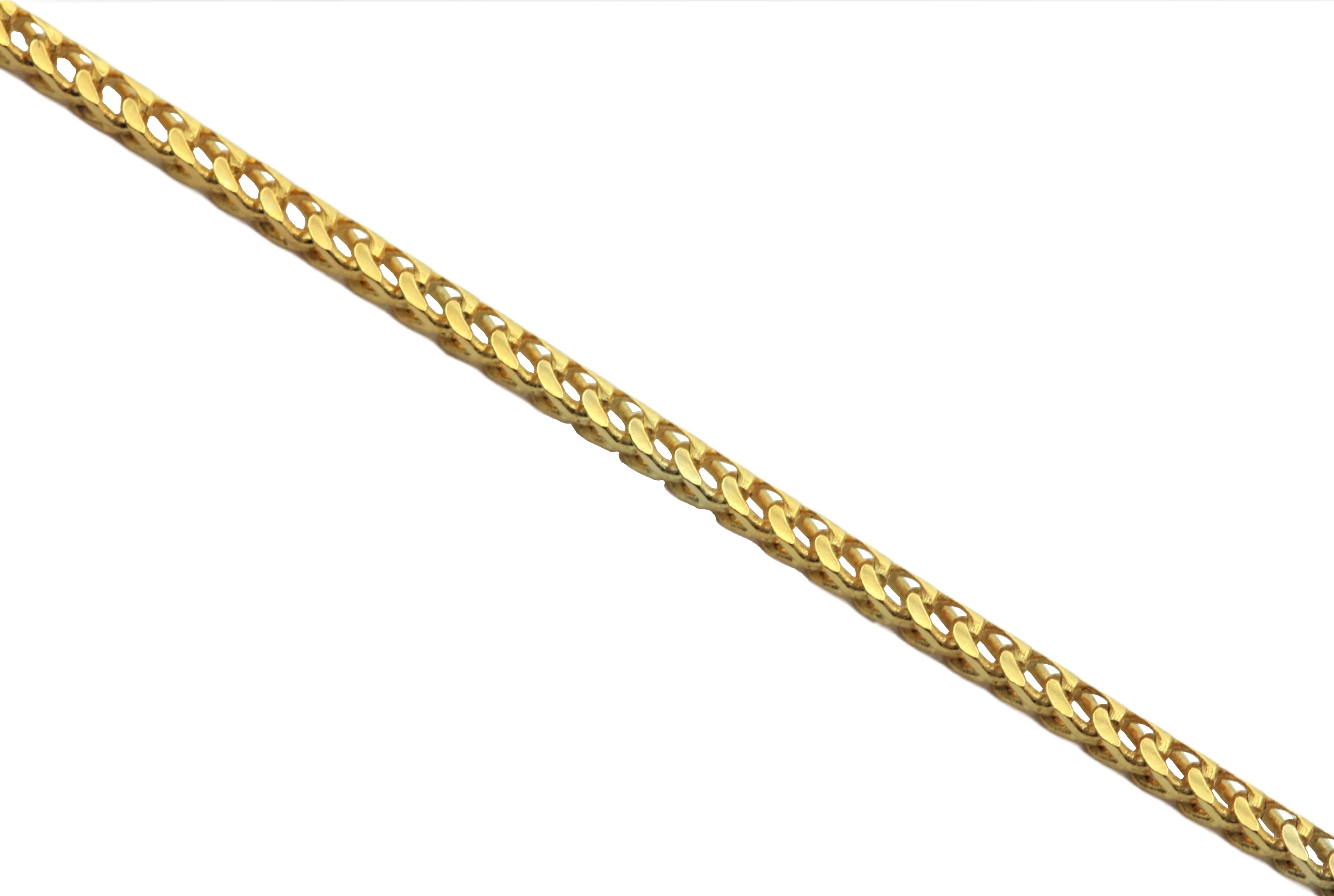 14K Yellow Gold Franco Chain 1.8mm – Sam Diamonds NY